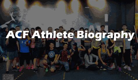 Acf Athlete Biography001 运动员传记