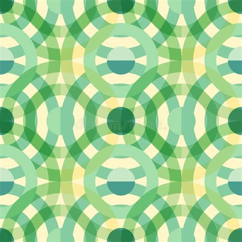 Abstract Geometric Circles Seamless Pattern Stock Vector Illustration Of Colorful Color