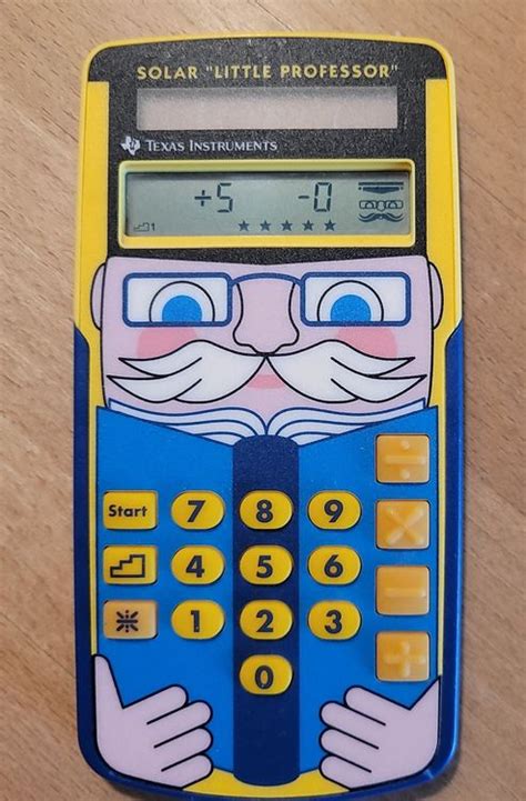 Lernrechner Little Professor Solar Von Texas Instruments Gebraucht