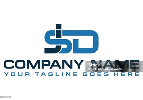 Jsd Letter Logo Design Stock Illustration Download Image Now