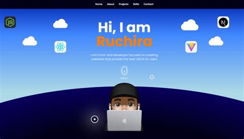 Webdevelopment Portfolio Nextjs Reactjs Tailwindcss Framermotion Animation