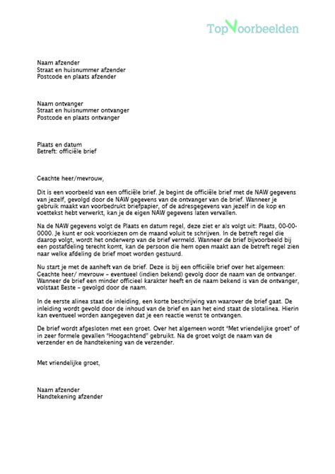 Officiele Brief