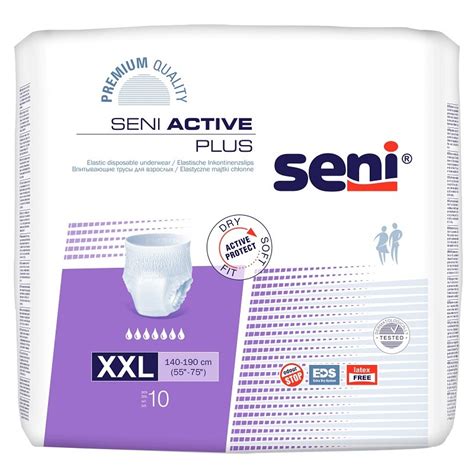 Set 2 X 10 Scutece Adulti Tip Chilot Seni Active Plus Xxl Emagro