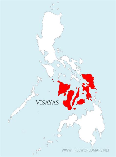 Detailed Map Of Visayas And Mindanao