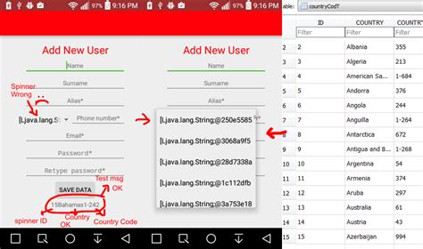 Android Spinner Populated Shows Wrong Characters Stack Overflow