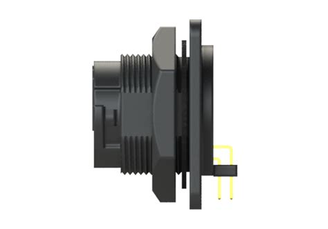 Waterproof IP To Ethernet RJ Female Panel Mounting Connector RJ C L Q Holin