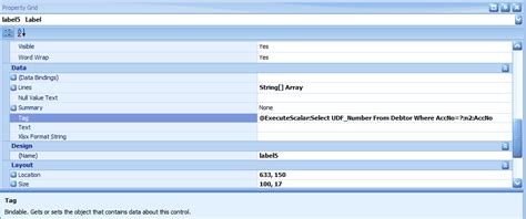 Report Design Advanced Tag Function Get Single Value And Execute