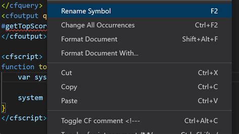 Acf Builder Extension Code Refactoring Coldfusion