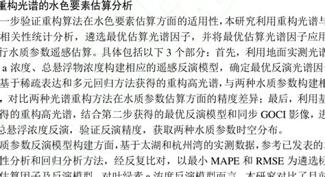 Error Statistics Between Reconstructed Hyperspectral Data And In Situ Download Scientific