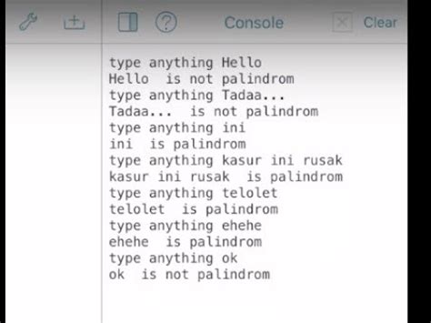 Palindrom Checker In Python YouTube