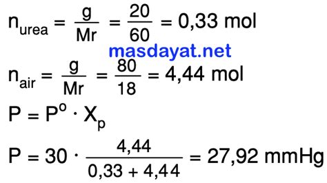 Apabila Diketahui Tekanan Uap Air Pada Suhu 29°c Adalah 30 Mmhg