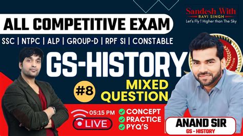 Ssc Cgl And Chsl 2024 Tier 2 Gs History Class 08 Gk Gs For Ssc Cgl