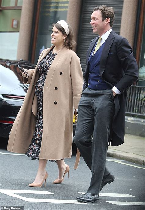 Pregnant Princess Eugenie Joins Her Husband Jack Brooksbank At A