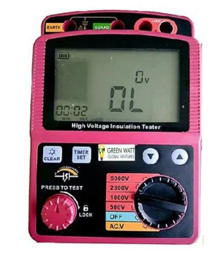 High Voltage Insulation Tester At 90000 00 Inr In Gurugram Greenwatt
