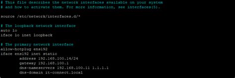 Comment Configurer Une Adresse Ip Fixe Sur Debian 11 It Connect