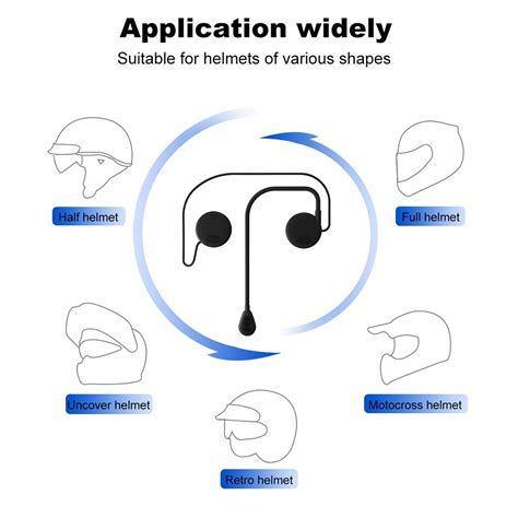 Motorcycle Bluetooth Headset Intercom Speakers Ha Grandado Motorcycle Bluetooth Headset Intercom Speakers Ha Grandado