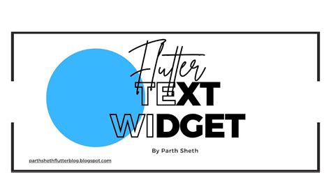 Flutter Text Widget A Comprehensive Guide With Examples