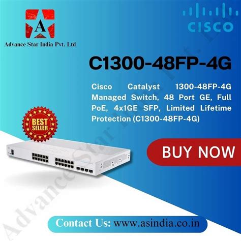 Cisco C1300 48fp 4g Switch Dealer In Nehru Place Delhi At ₹ 122000 Piece Cisco Switch In New