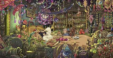 Howl Sophie Howl No Ugoku Shiro Framed Pot Wall Artist