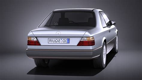 Mercedes E Class W124 Coupe V Ray 1990 3d Model By Squir