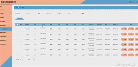Springboot高校电子教学日志系统nue2m（程序源码数据库调试部署开发环境） Csdn博客