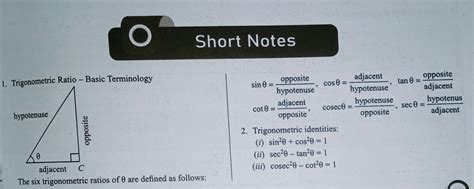 SOLUTION Trigonometry Short Notes Iit Jee Studypool