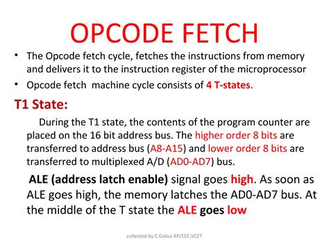 Timing Diagram 8085 Microprocessor Ppt