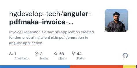 GitHub Ngdevelop Tech Angular Pdfmake Invoice Generator Invoice Generator Is A Sample