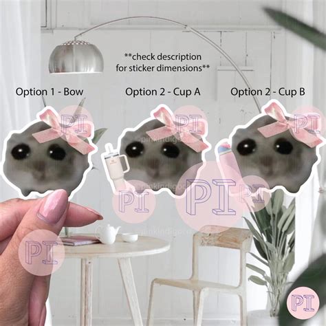 Sad Hamster Sticker Sad Hamster Meme Sticker Hamster Sticker Meme