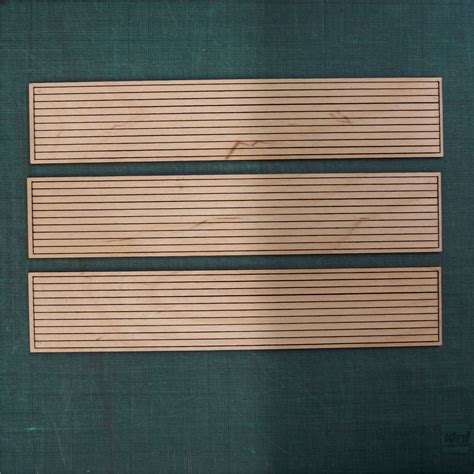 Plywood Strips 15 X 33 X 205mm York Model Rail