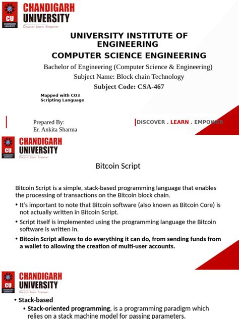 Bitcoin Script Basics And Features Pdf Bitcoin Computer Programming