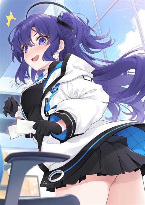 Saeki Hokuto Yuuka Blue Archive Blue Archive 1girl Black Gloves