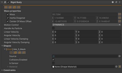 2 Editor Interface — Agx Dynamics For Unity Documentation