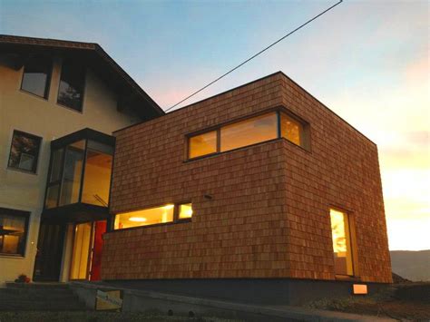 Zubau Mit Schindelfassade Kager Holzbau