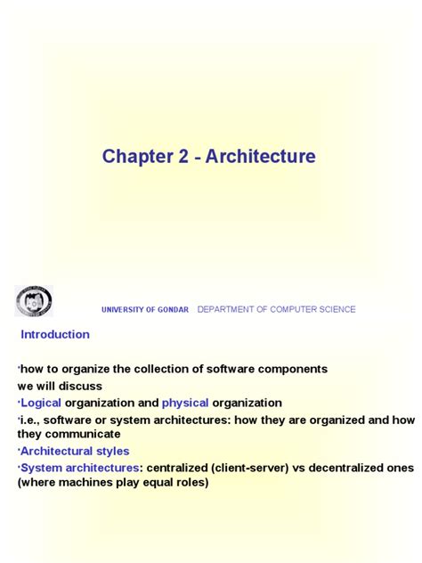 Chapter 2 Architecture Pdf Client Server Model Server Computing