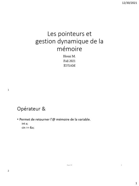 pointers pdf