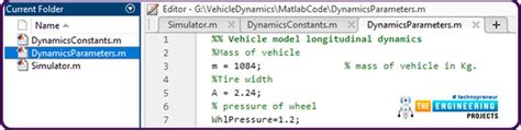 Introduction To Vehicle Dynamics Using MATLAB The Engineering Projects