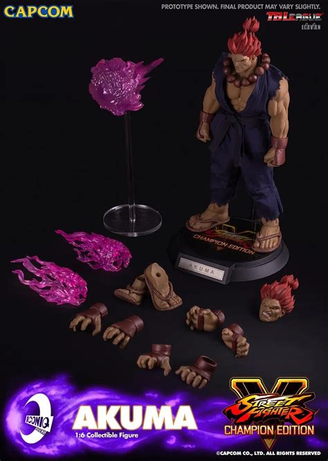 1 6 Scale Licensed Movable Akuma Street Fighter Resin Statue Capcom