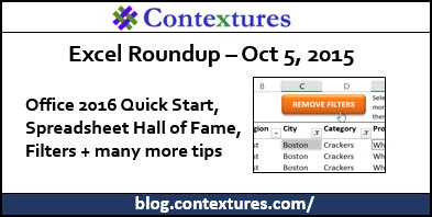 Excel Roundup 20151005 Contextures Blog Excel Roundup 20151005 Contextures Blog