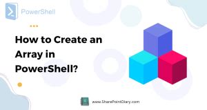 How To Create An Array In PowerShell SharePoint Diary