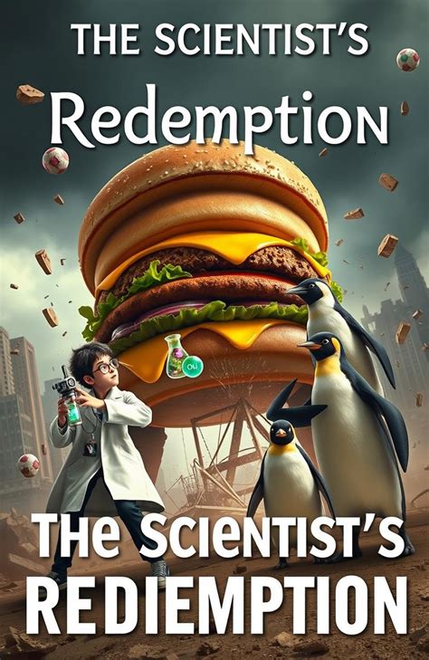 Epic Showdown Scientist Vs Colossal Burger And Penguin