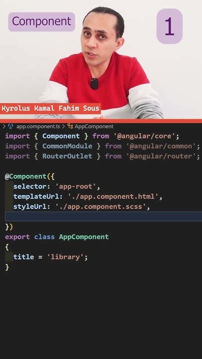 010 شرح Angular Component Decorator Angular17 انجولار17 بالعربي Youtube