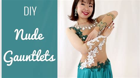 DIY Nude Gauntlets Armbands YouTube