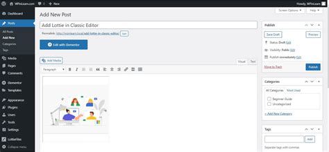 how to add lottie animation in wordpress free 3 methods wpinlearn
