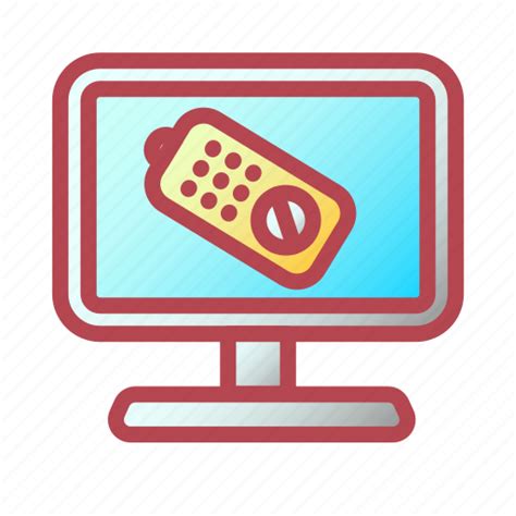 Television Movie Monitor Video Entertainment Device Media Icon