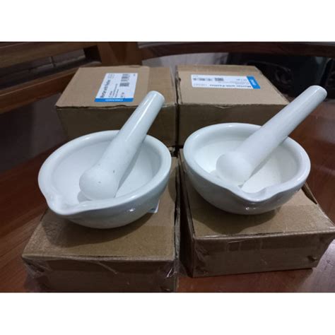 Jual Mortar With Pastle 10 Cm Onemed Kota Yogyakarta Multilab Jogja Tokopedia
