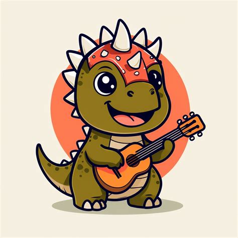 Cute Cartoon Dinosaur Wallpaper