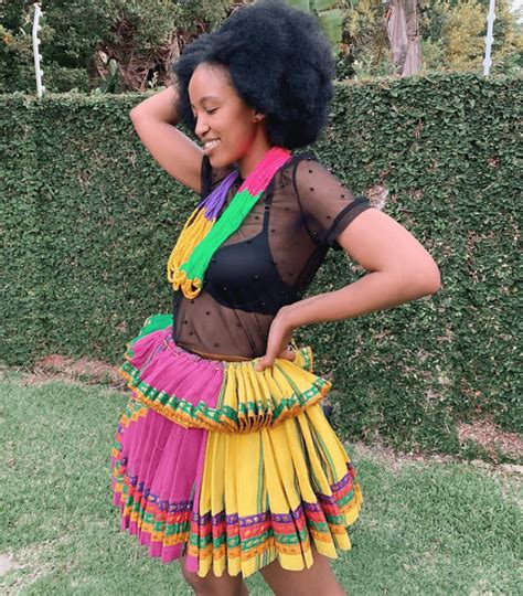 Clipkulture Tsonga Beauties Showing Off Their Xibelani Skirt Styles