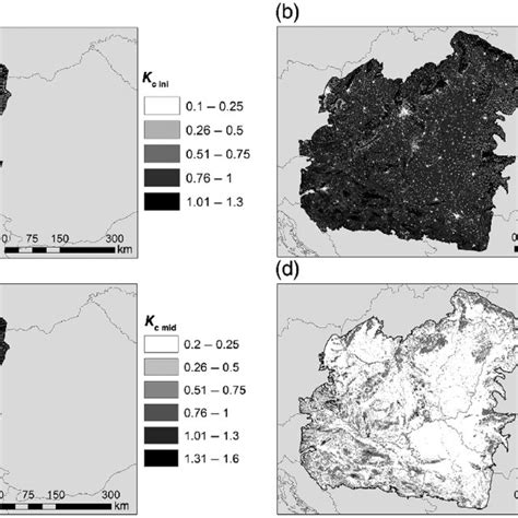 Spatial Distribution Of K C In The Pannonian Basin A K C Ini For The