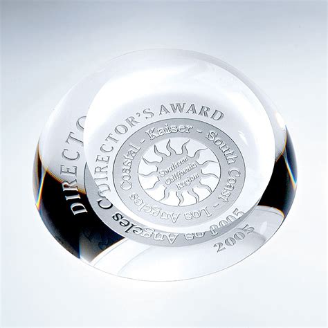 Dome Crystal Paperweight